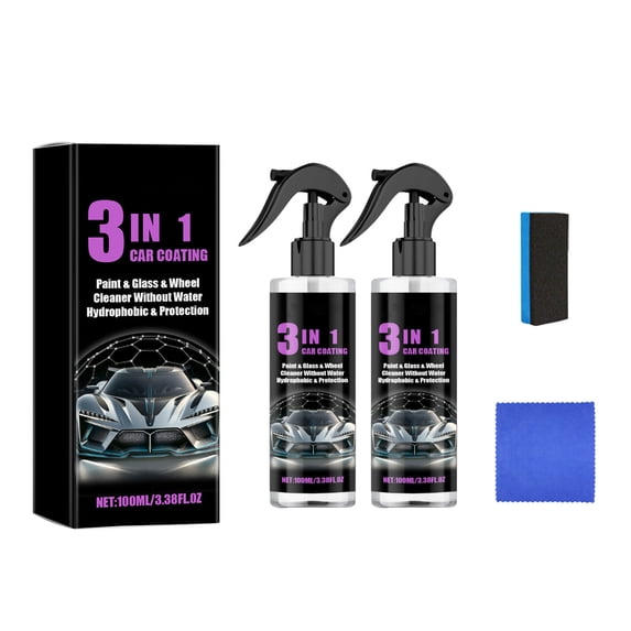 Cevemin 100ML Ceramic Car Coating Spray - Fast Acting Liquid Ceramic ...
