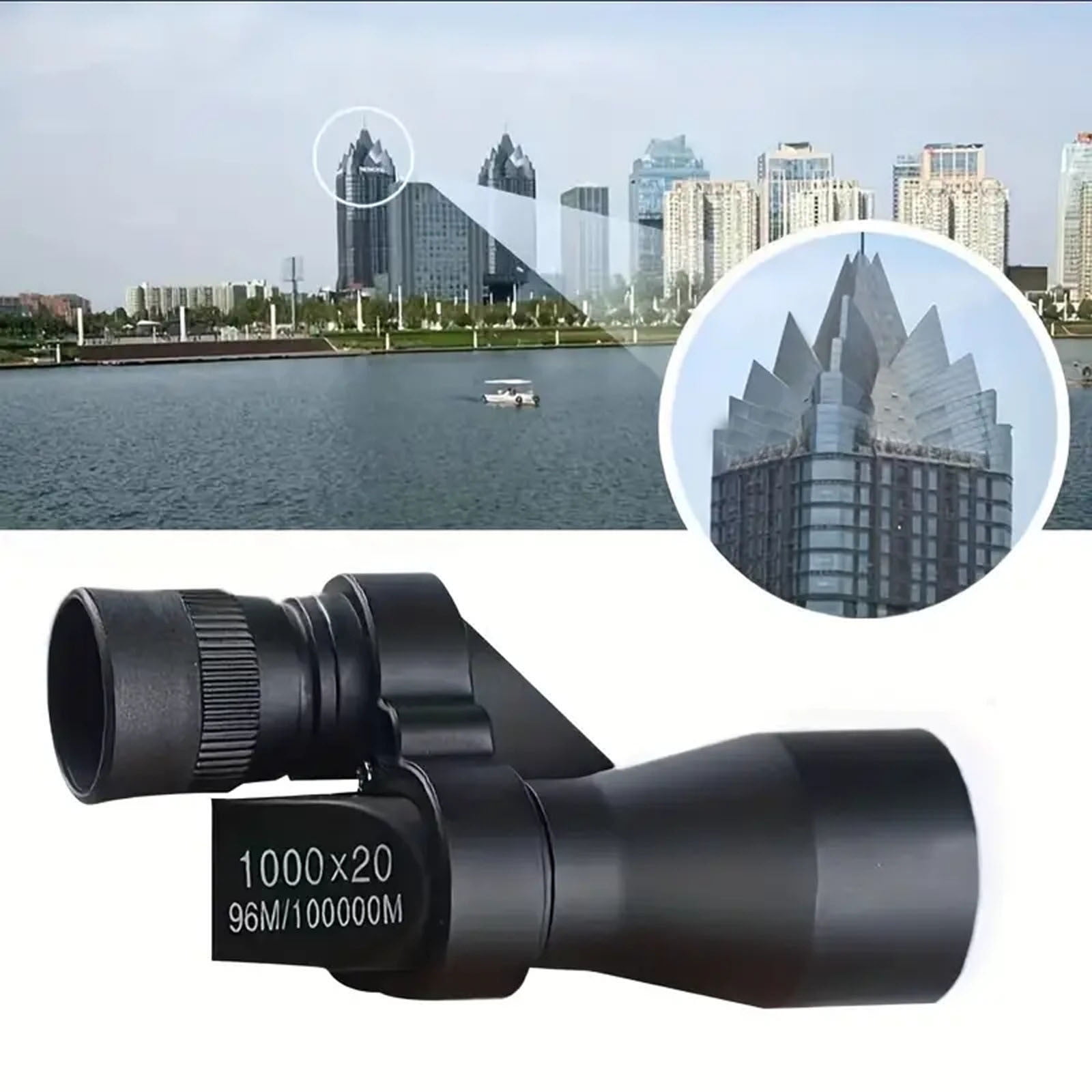 Cevemin 20x High Power HD Monocular Telescope - Mini Pocket Scope with ...