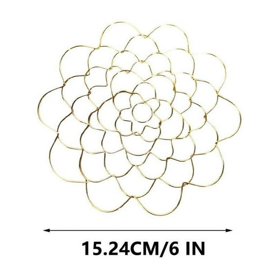Cevemin 3 Pcs Iron Shaped Flower Arrangement Stand - Metal Flower ...