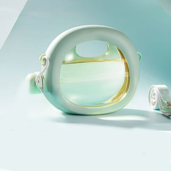 Cevemin 37oz Sports Water Bottle with Straw - Polycarbonate Large ...