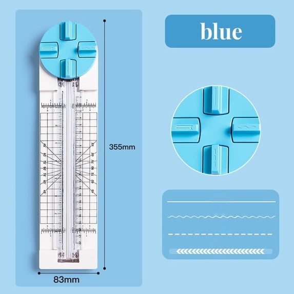 Cevemin 4 in 1 Paper Cutter with Multi-Function Cutting for Straight ...