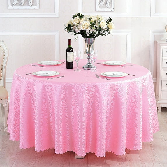 Cevemin 70.87 Inch Round Polyester Tablecloth - Wedding Party ...