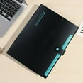 Cevemin A4 5-Pocket Expanding File Folder - Plastic Accordion Document ...