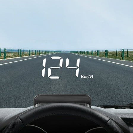 Geloo Car HUD Head Up Display OBD+GPS Digital Speedometer Multifunction ...