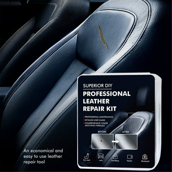 Cevemin Brown Leather Repair Cream - Car Leather Restoration Kit for ...