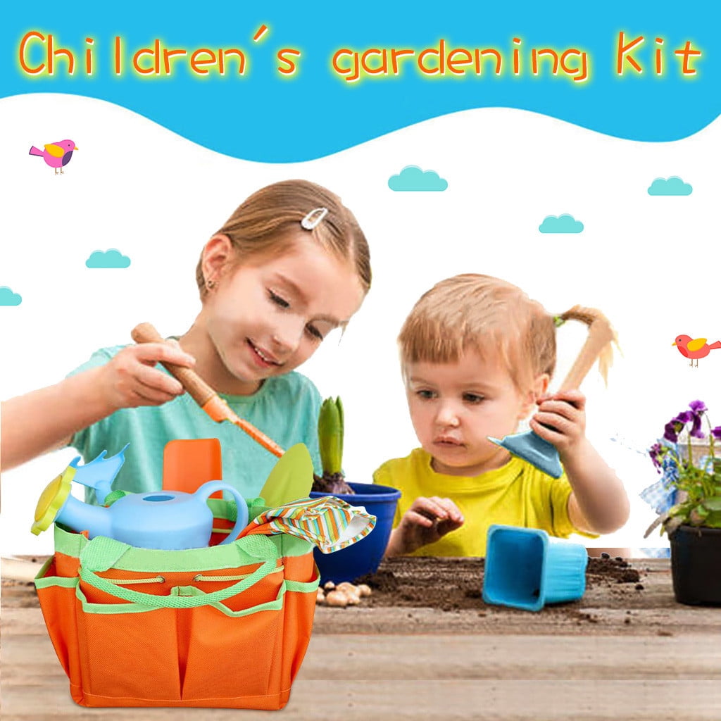 Cevemin Children's Garden Outdoor Set 8 Home Garden Planting Set ...