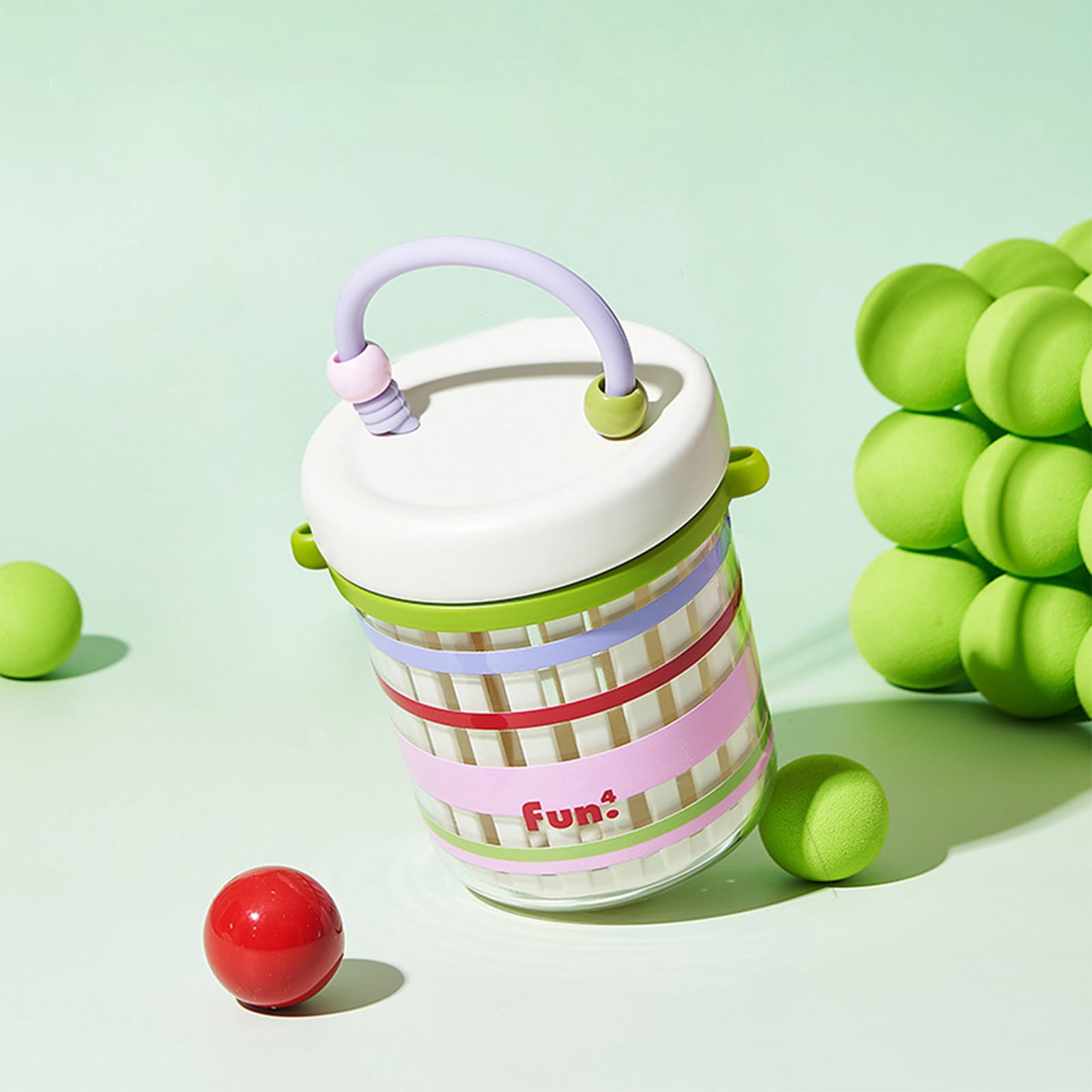 Cevemin Double-Layer Salad Cup with Draining Basket - Portable Airtight ...