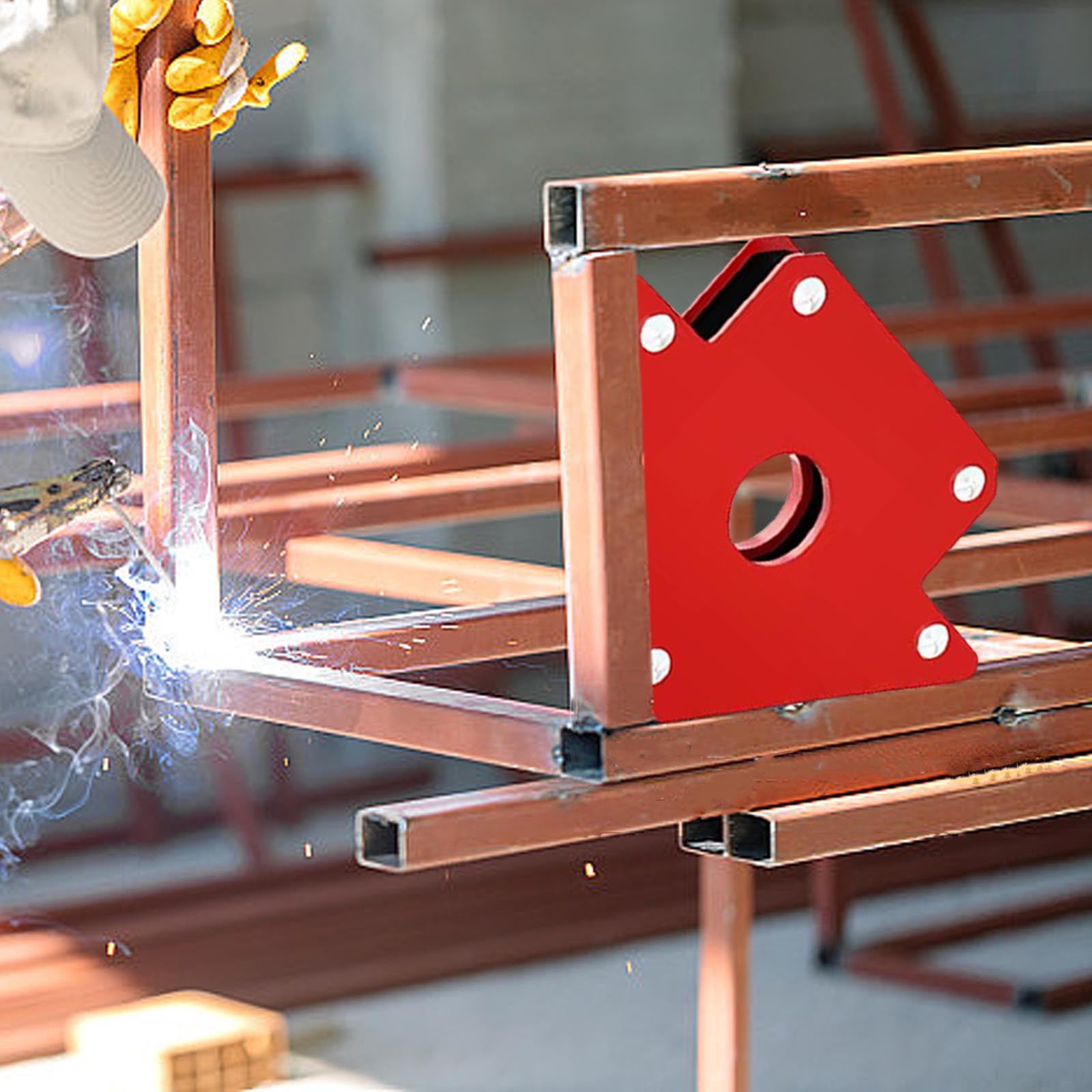 Cevemin Heavy-Duty Angle Welding Magnets - Multi-Angle Welding ...