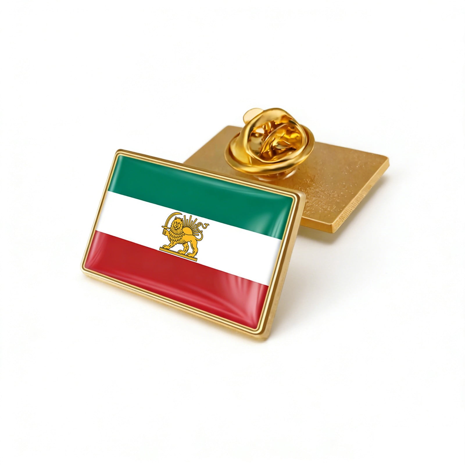 Cevemin Iranian Flag Badge Exquisite Brooch Pin - Versatile Accessory ...