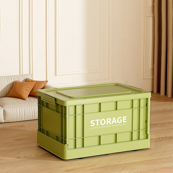 Cevemin Large Capacity Foldable Clothes Storage Box - Plastic Organizer ...