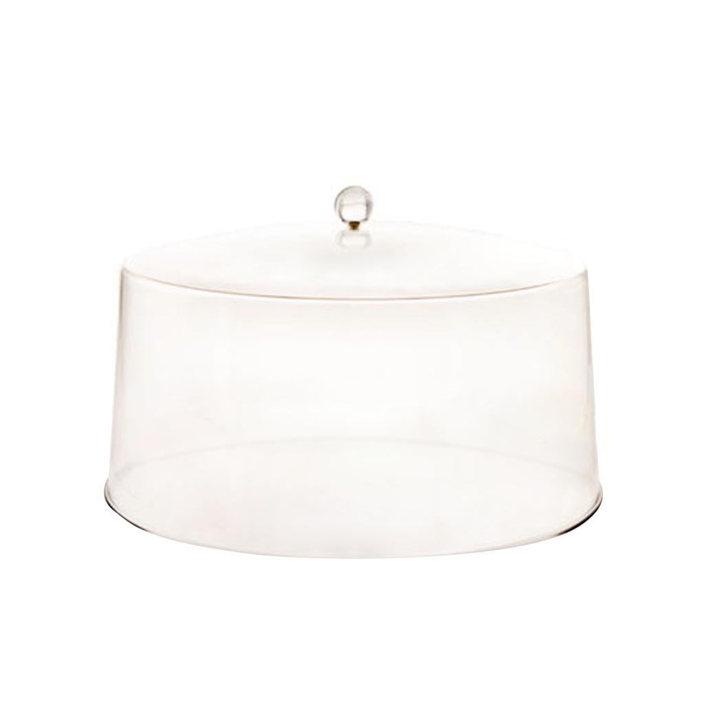 Cevemin Metal Handle Cake Dome 30cm Plastic Cake Dome Cake Cover Food ...