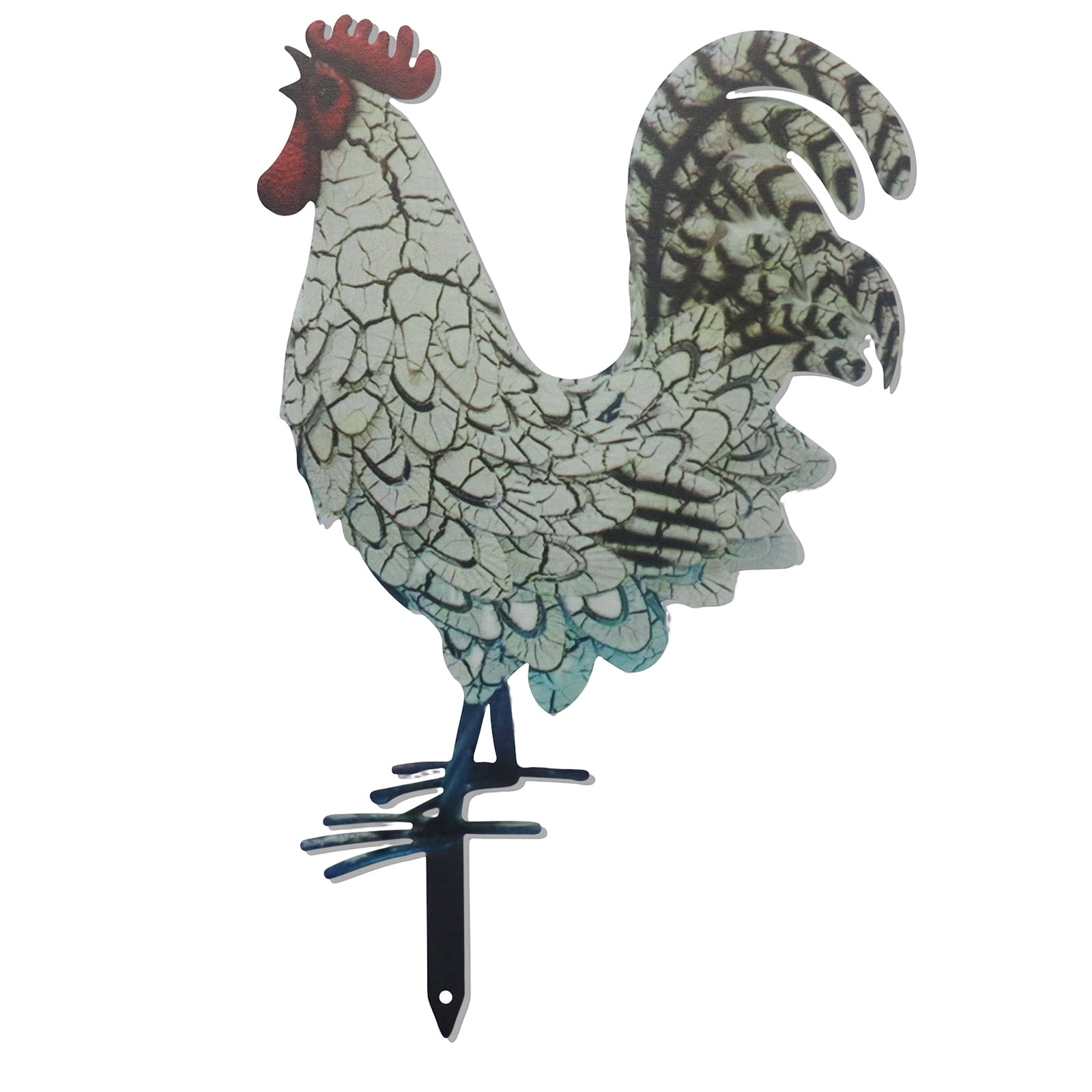 Cevemin Metal Heart Shaped Garden Ground Stake Weatherproof Iron ...
