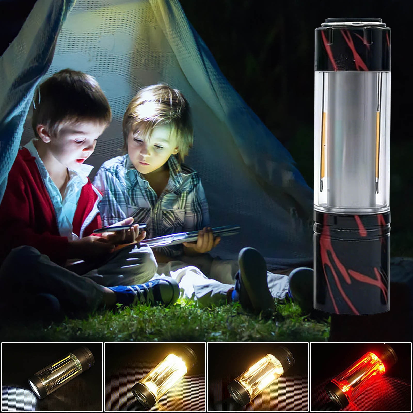 Cevemin Outdoor Portable Rechargeable Flashlight - 1200 Lumens High ...