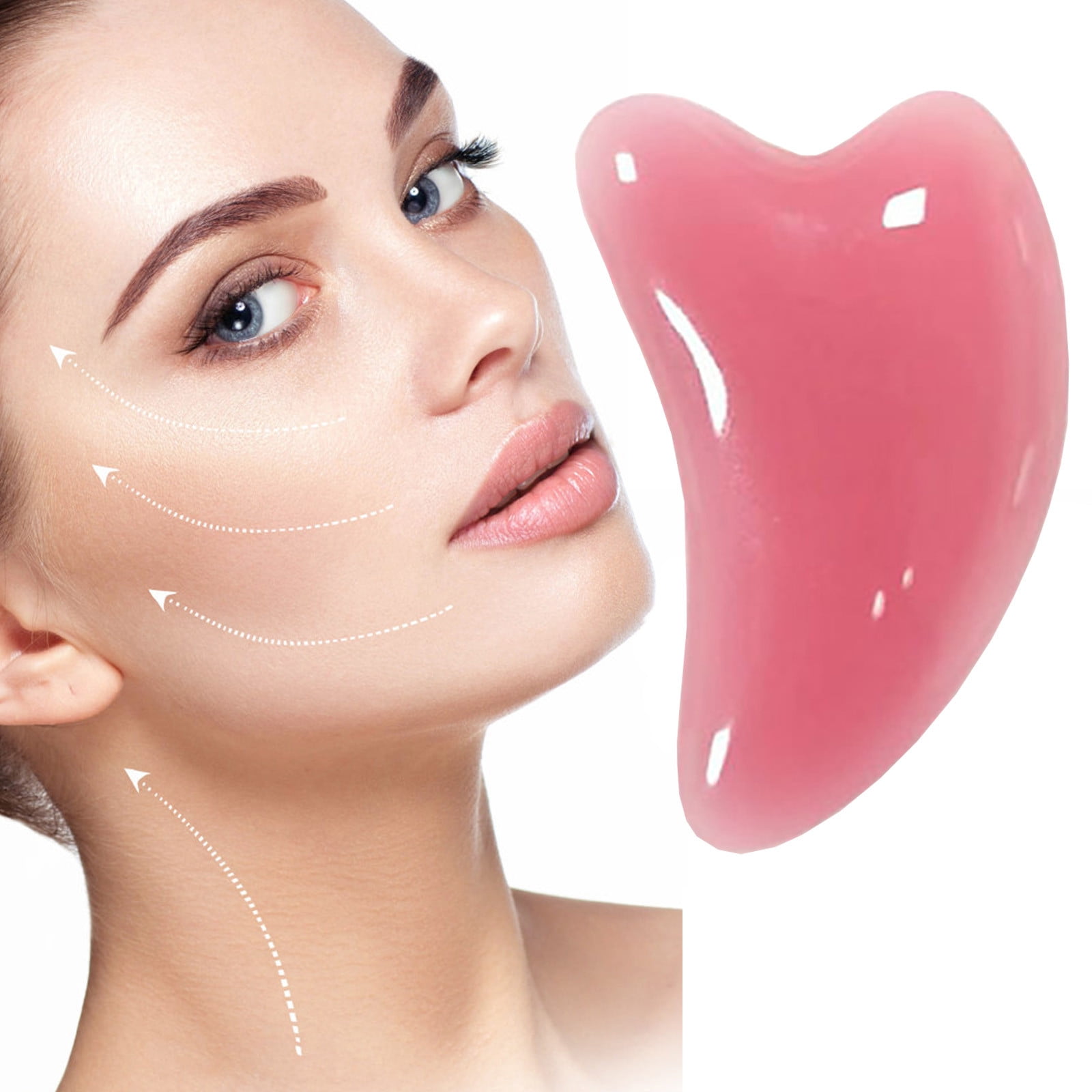 Cevemin Plastic Facial Gua Sha Scraping Board - Multicolor Face and ...