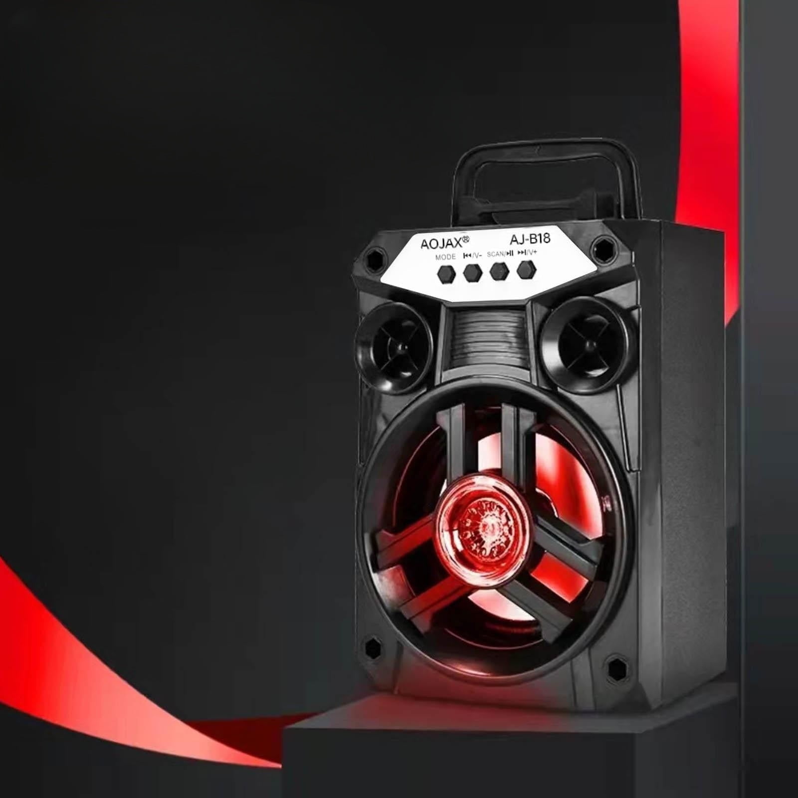 Cevemin Portable Bluetooth Speakers with Double Subwoofer Bass ...