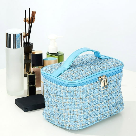 Cevemin Portable Makeup Bag - Large Capacity Travel Cosmetic Storage ...