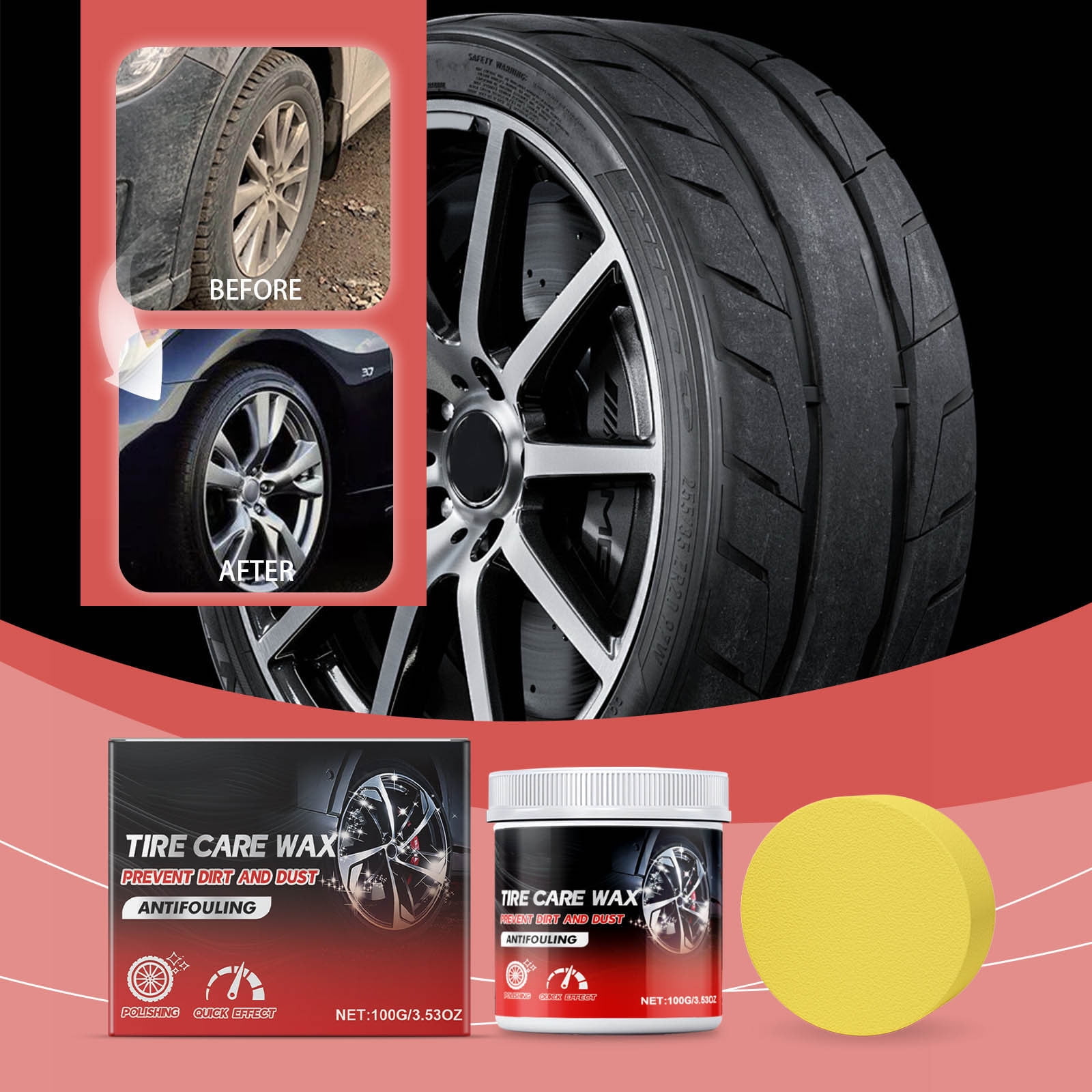 Cevemin Premium Car Tire Cleaner Degreaser with Ceramic Polymer ...