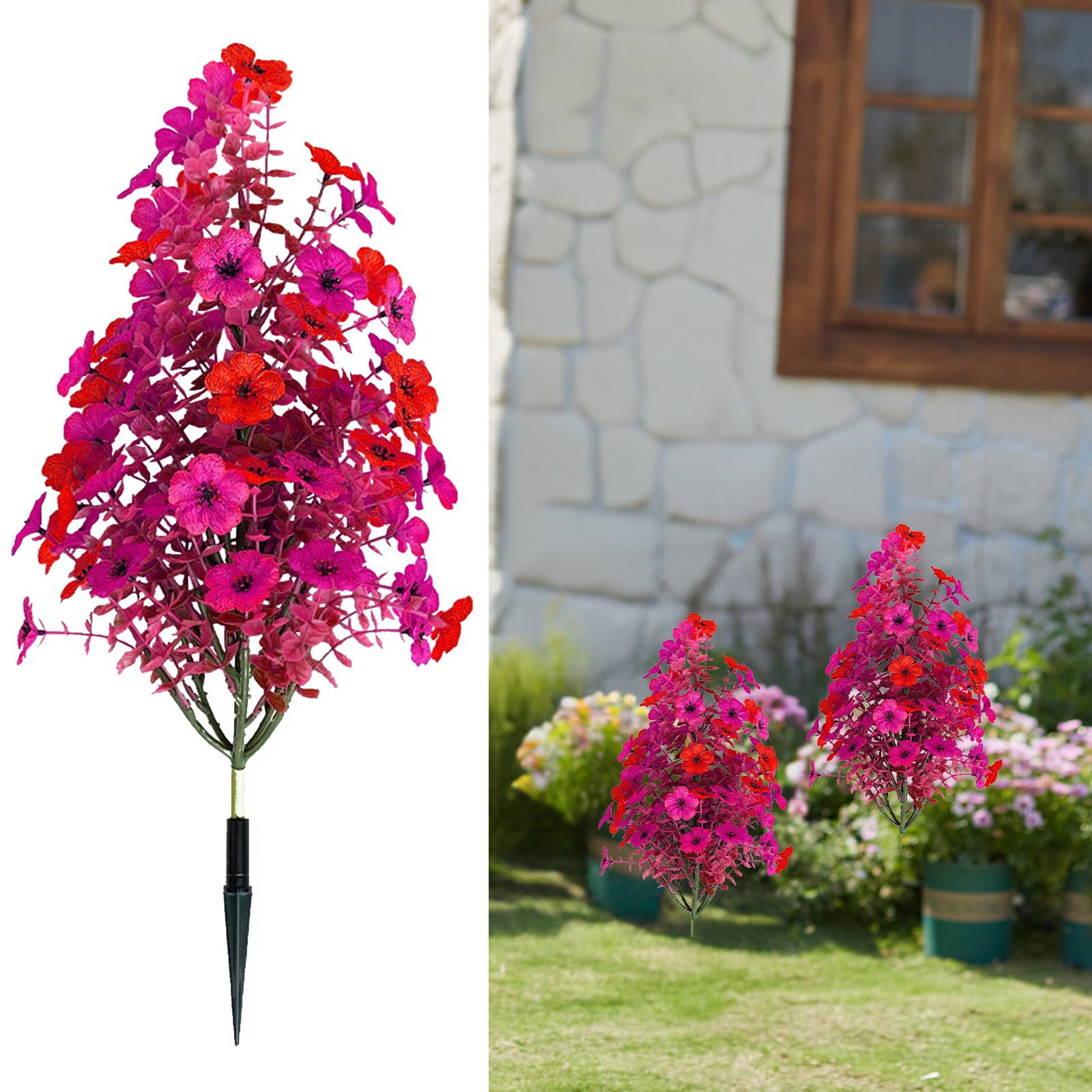 Cevemin Realistic Artificial Cedar Topiary Trees with Ground Spike for ...