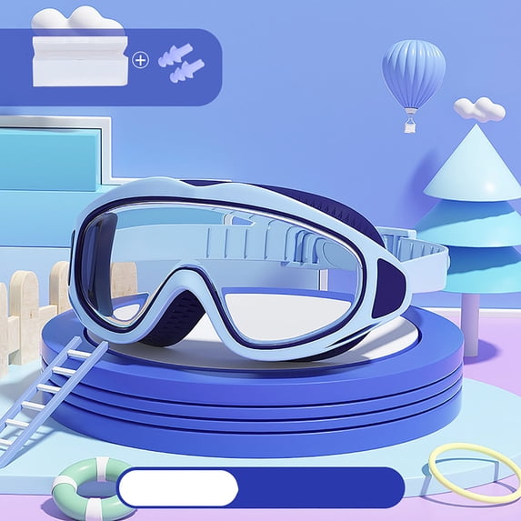 Cevemin Swimming Goggles and Swim Caps Set - Waterproof Fog Resistant ...
