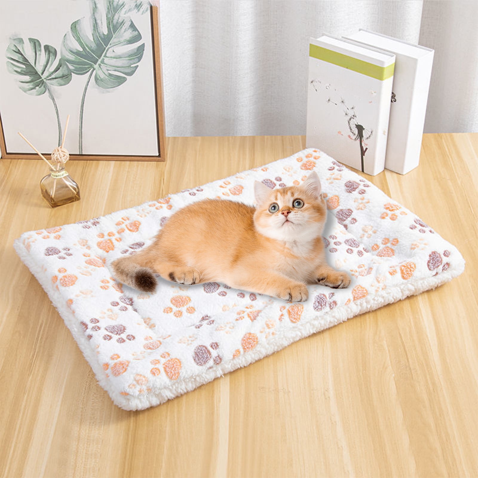 Cevemin Thickened Winter Pet Bed for Cats and Dogs - Polyester ...