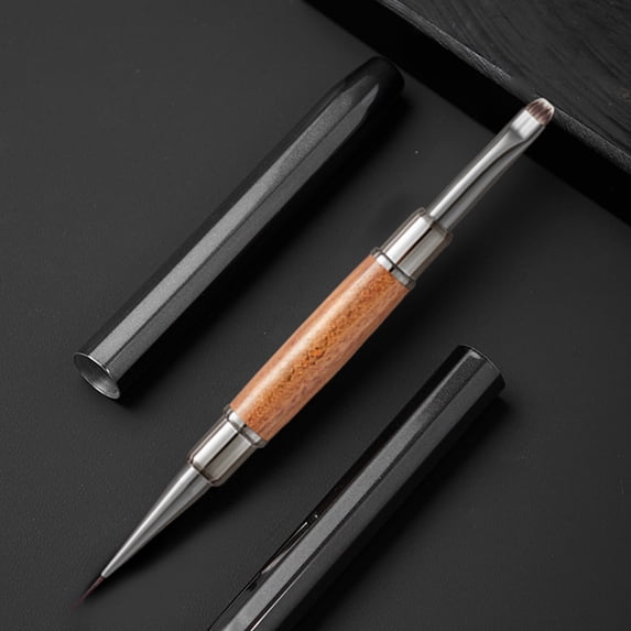 Cevemin Wood Nail Art Pen Double Tip - Multi Functional Nail Building ...