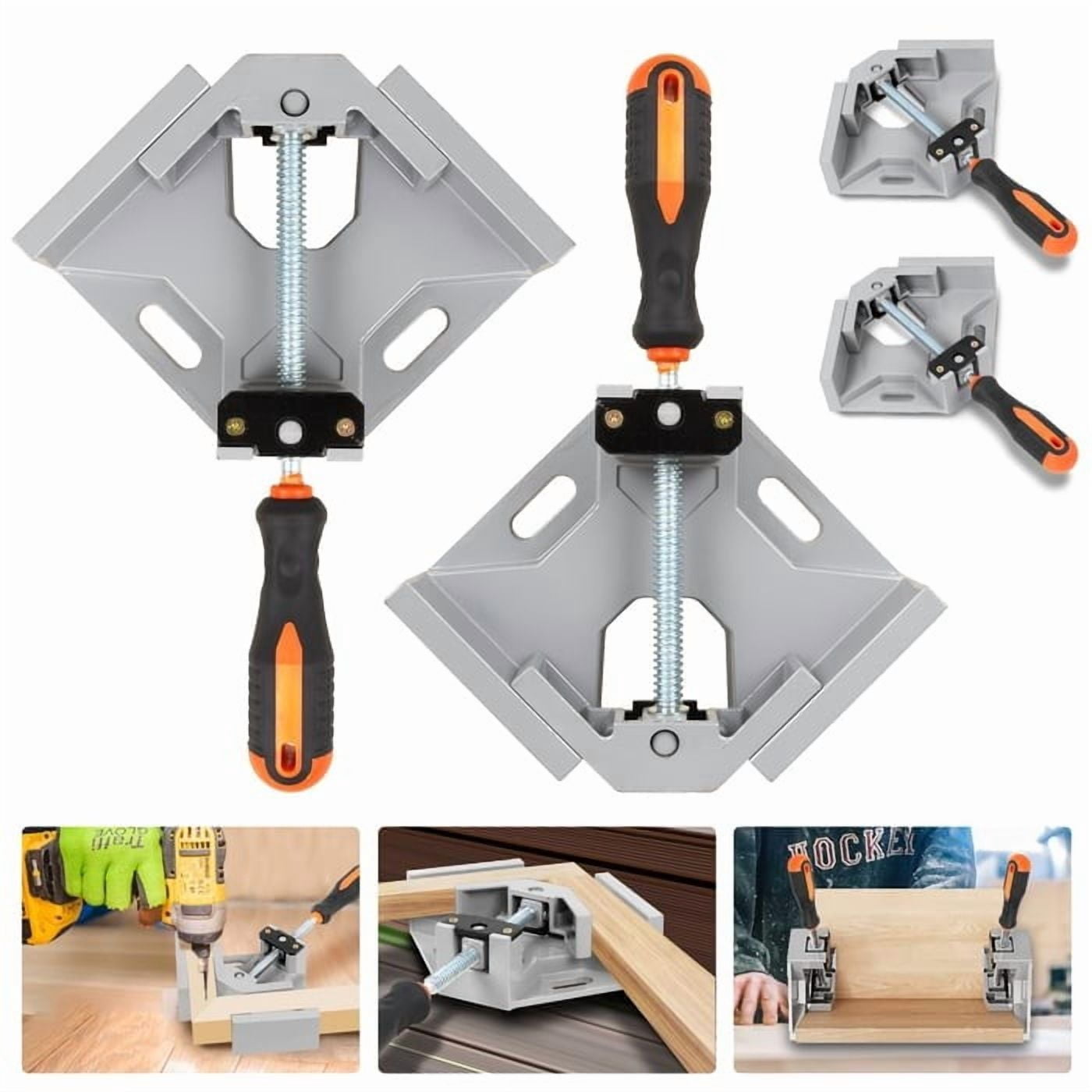 Cevemin Woodworking Right Angle Clamp 90 Degree Fixed Tool - Spring ...