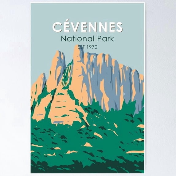 Cevennes National Park France Vintage Poster , Poster Print Only ...