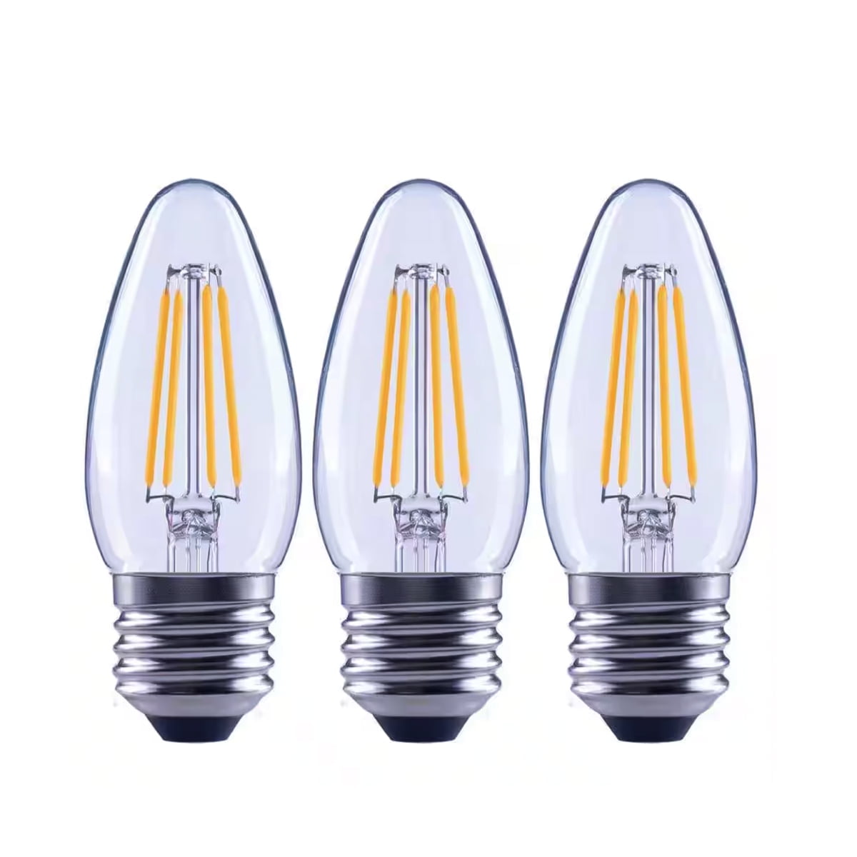 Ceybo 60-Watt Equivalent B11 Blunt Tip Dimmable Candle Medium Base ...