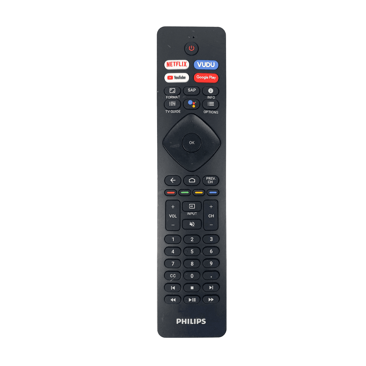 Ceybo NH800UP RF402A-V14 Voice Remote Control for Philips Android Smart TV Includes Netflix ...