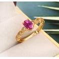 Ceylon Pink Sapphire Ring: Oval Gemstone, 925 Sterling Silver - Walmart.com
