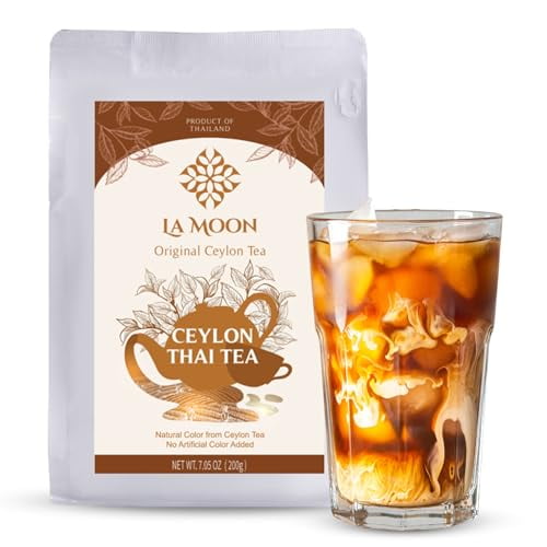 Ceylon Thai Tea - Authentic Thai Tea Premium Blend | 100% Ceylon Black ...