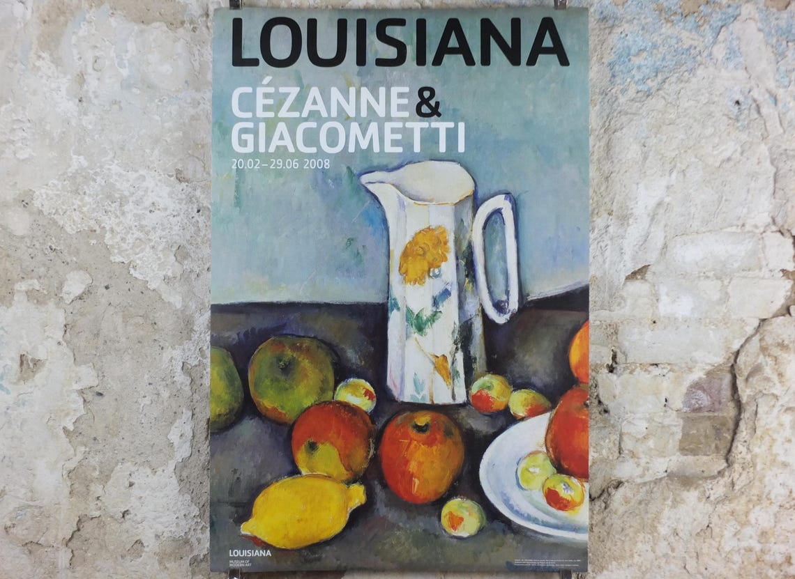 Cezanne Milk Jug And Fruit Poster, Unframed Paper Poster 16x20in ...