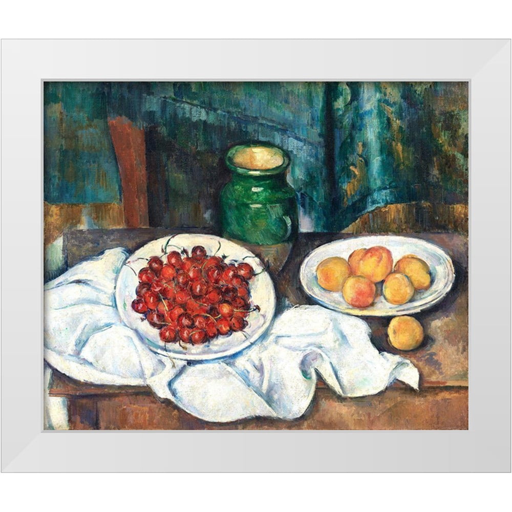 Cezanne, Paul 17x15 White Modern Wood Framed Museum Art Print Titled ...