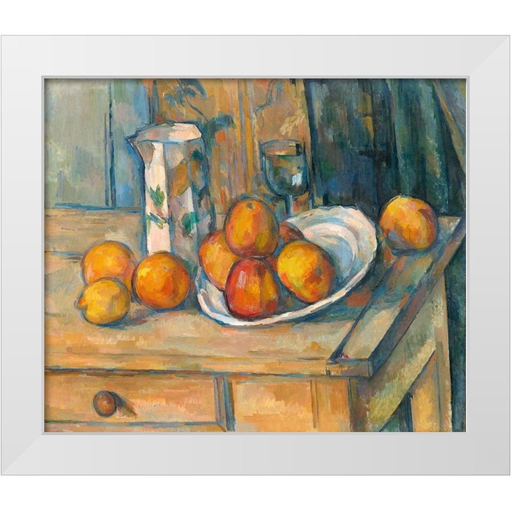 Cezanne, Paul 23x20 White Modern Wood Framed Museum Art Print Titled ...