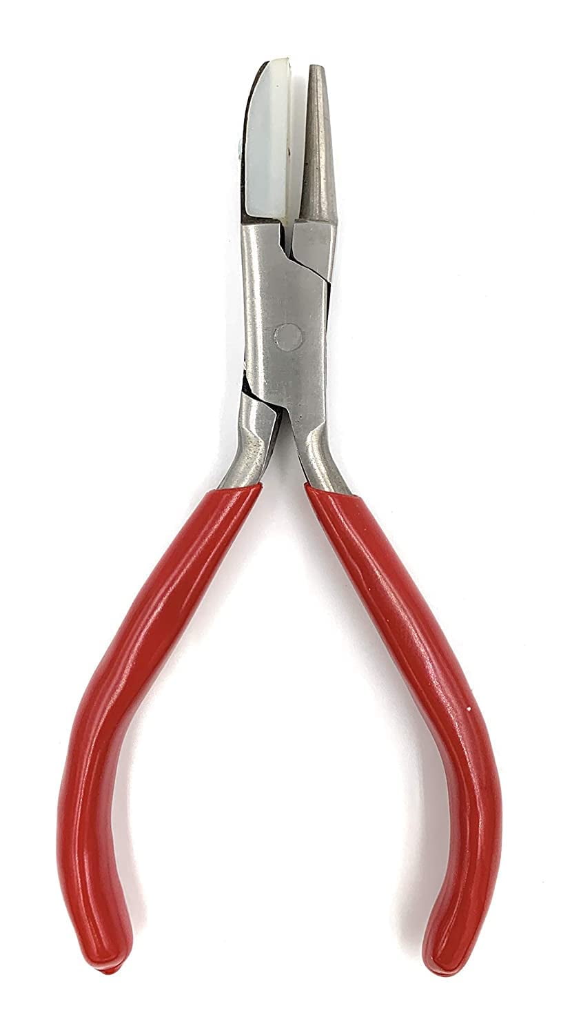 Ceznek Round Flat Forming Plier with Nylon Jaw Multipurpose Plastic ...