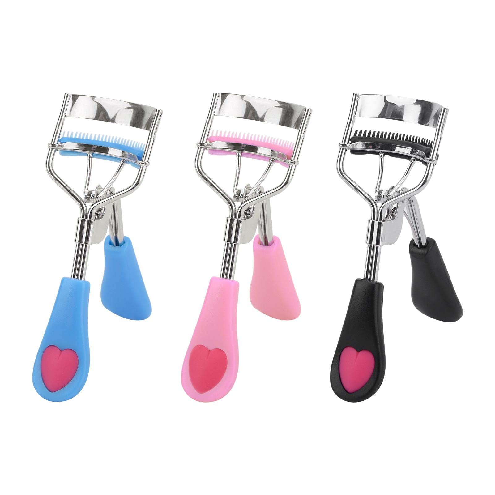 CfoPiryx 3pcs Eyelash Curler IFF17 with Built in Comb, False Eyelashes ...
