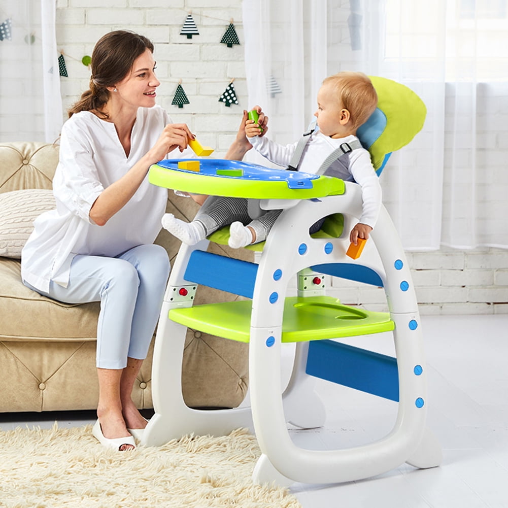 Cfowner 3-in-1 Baby High Chair, Convertible Play Seat, Toddler Booster ...