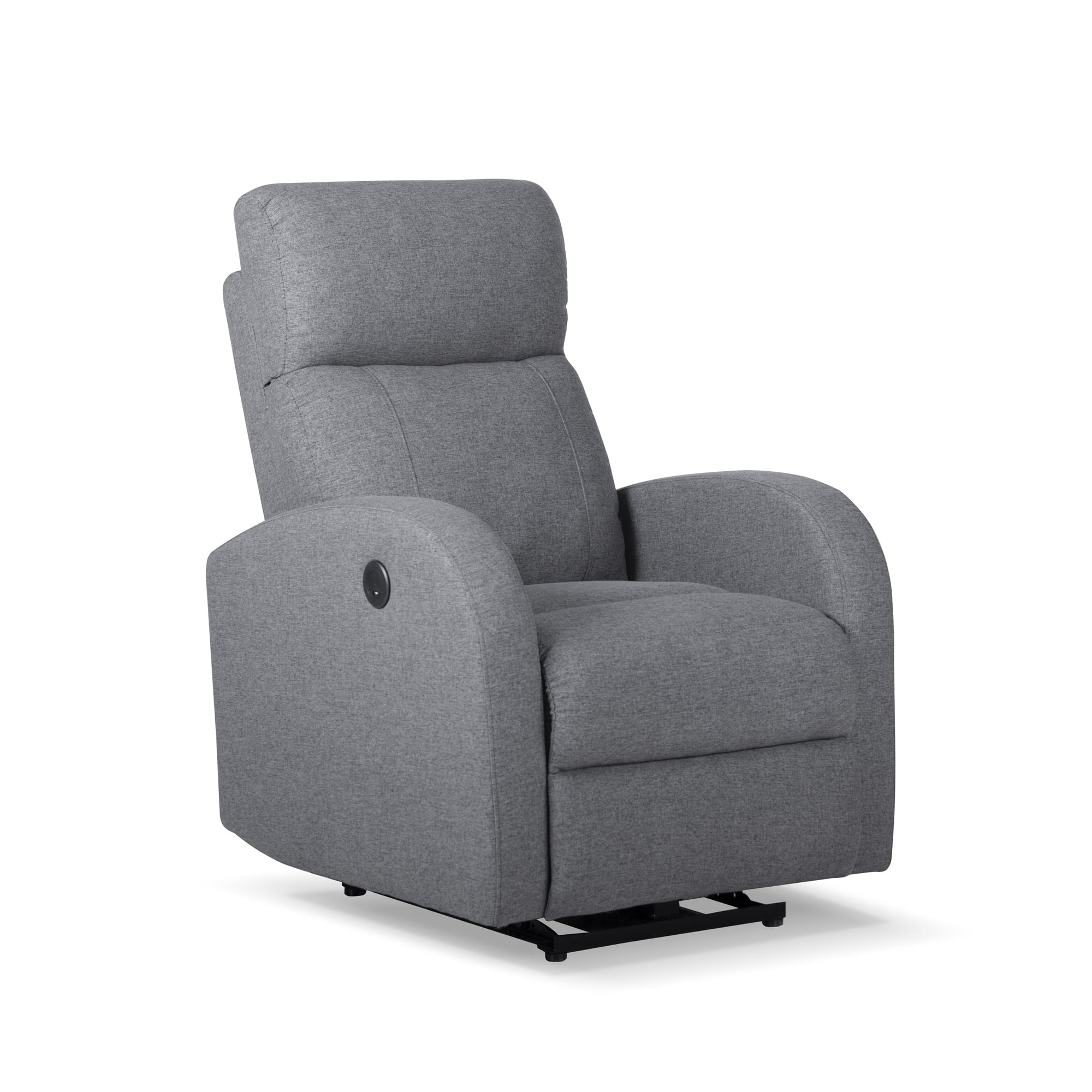 Cfowner Electric Power Recliner Chair, Breathable Fabric Home Theater ...
