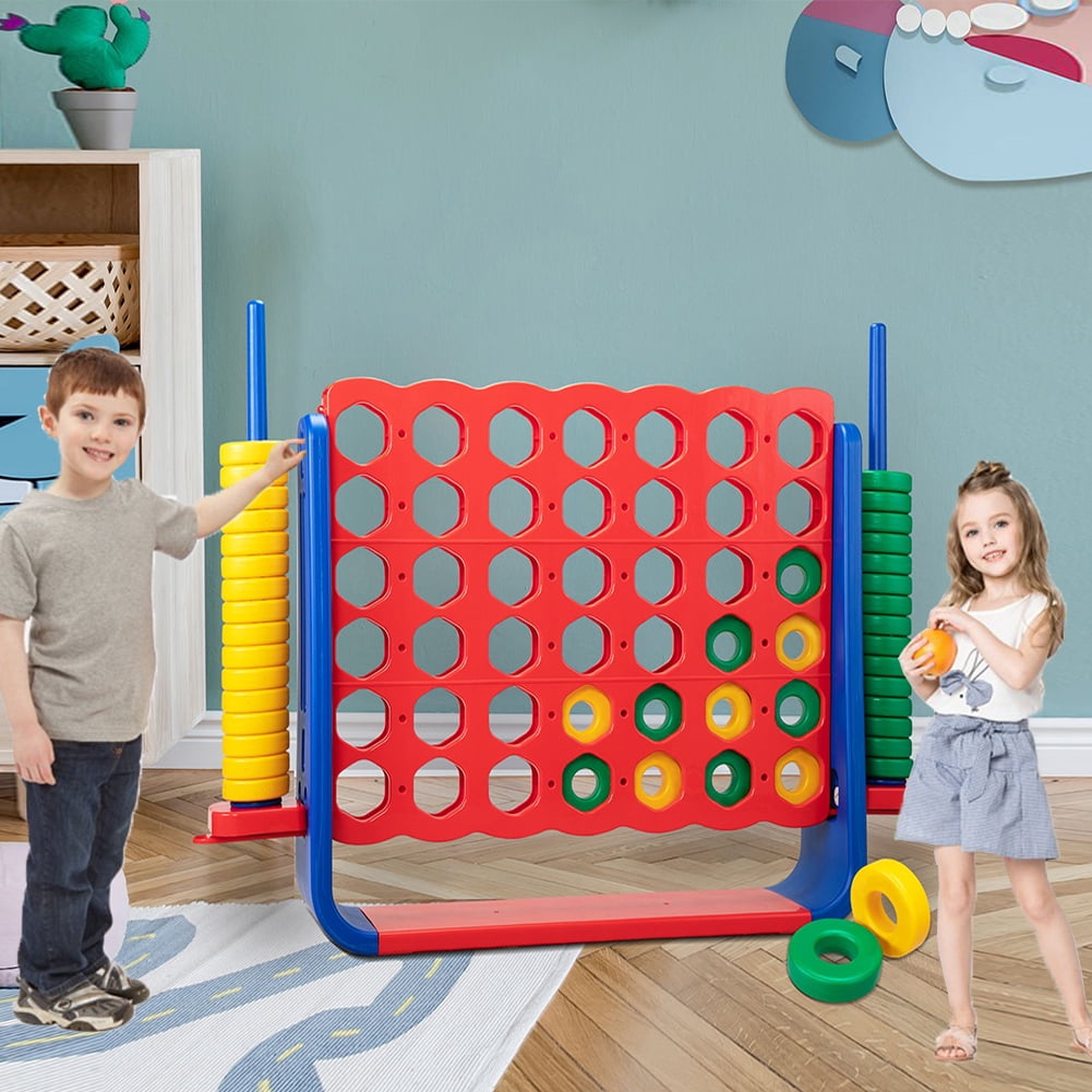 Cfowner Jumbo 4-to-Score Giant Game Set, 4 in A Row for Kids and Adults ...