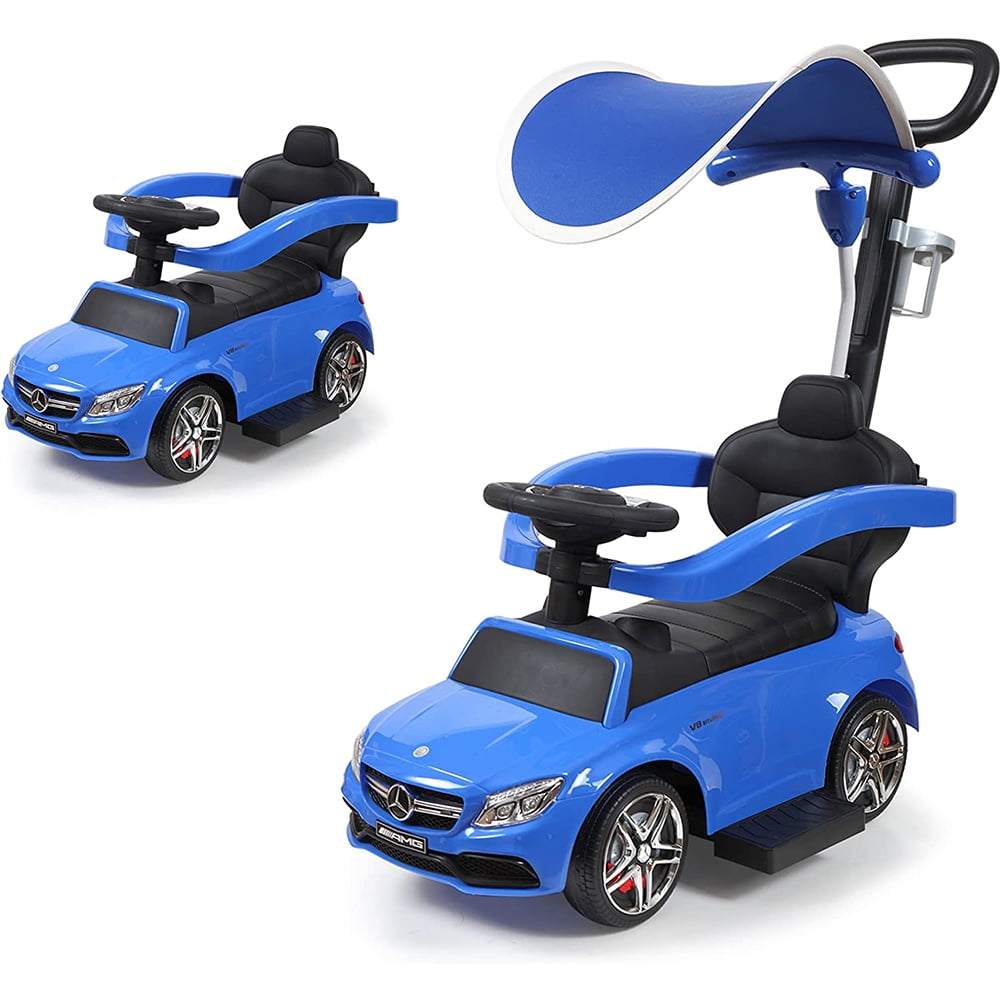 Mercedes-Benz Infant Benz Ride On Push Car, 3 in 1 Convertible Stroller ...
