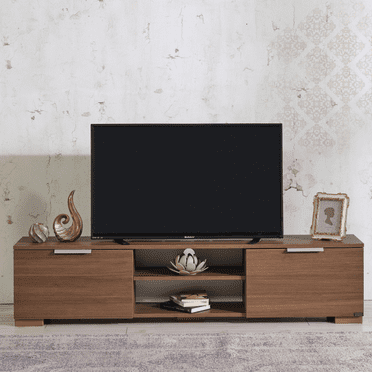 Cfowner Mid-Century Modern TV Stand for 70 Inch TV, Entertainment ...