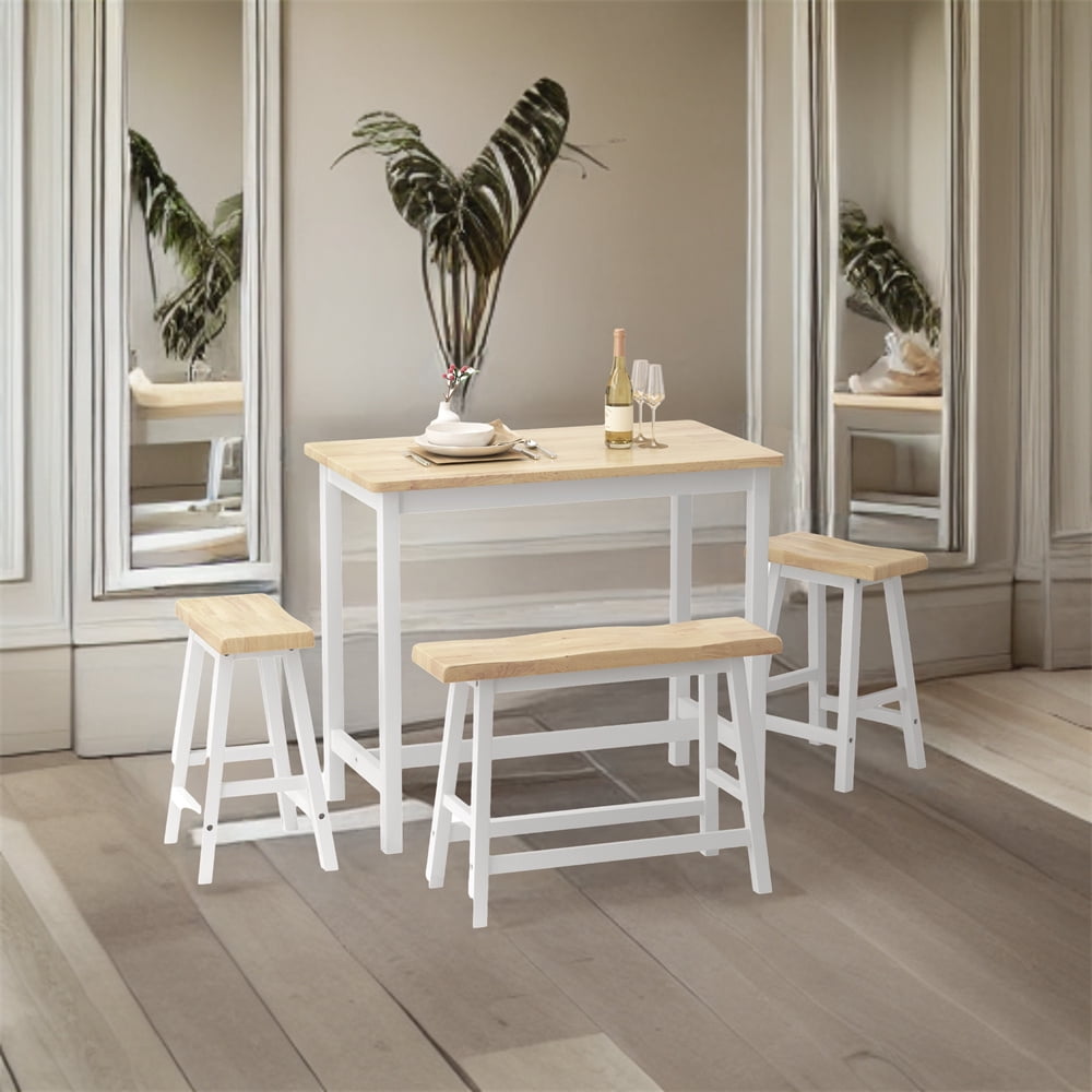 Cfowner Modern Bar Dining Table Set - Walmart.com