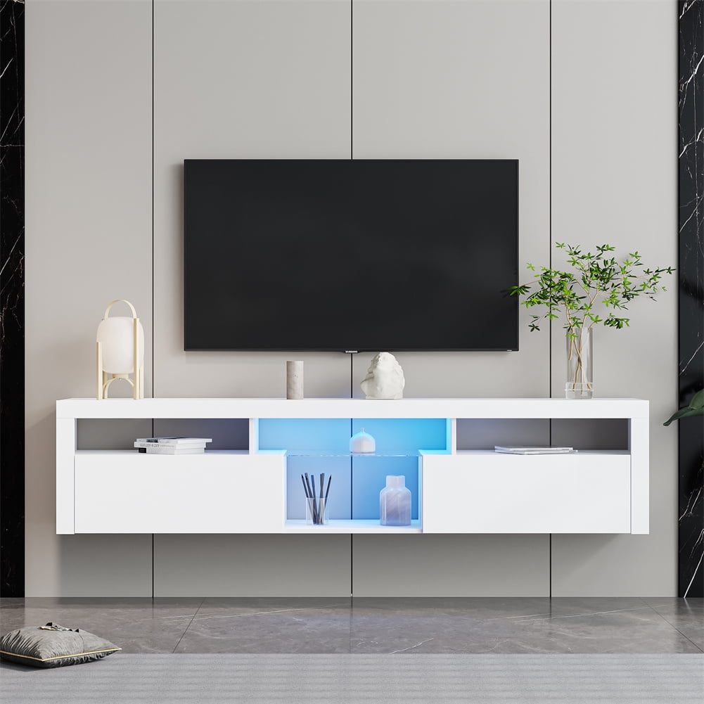 Cfowner Modern TV Stand for TV Up to 85 Inch TV - Walmart.com