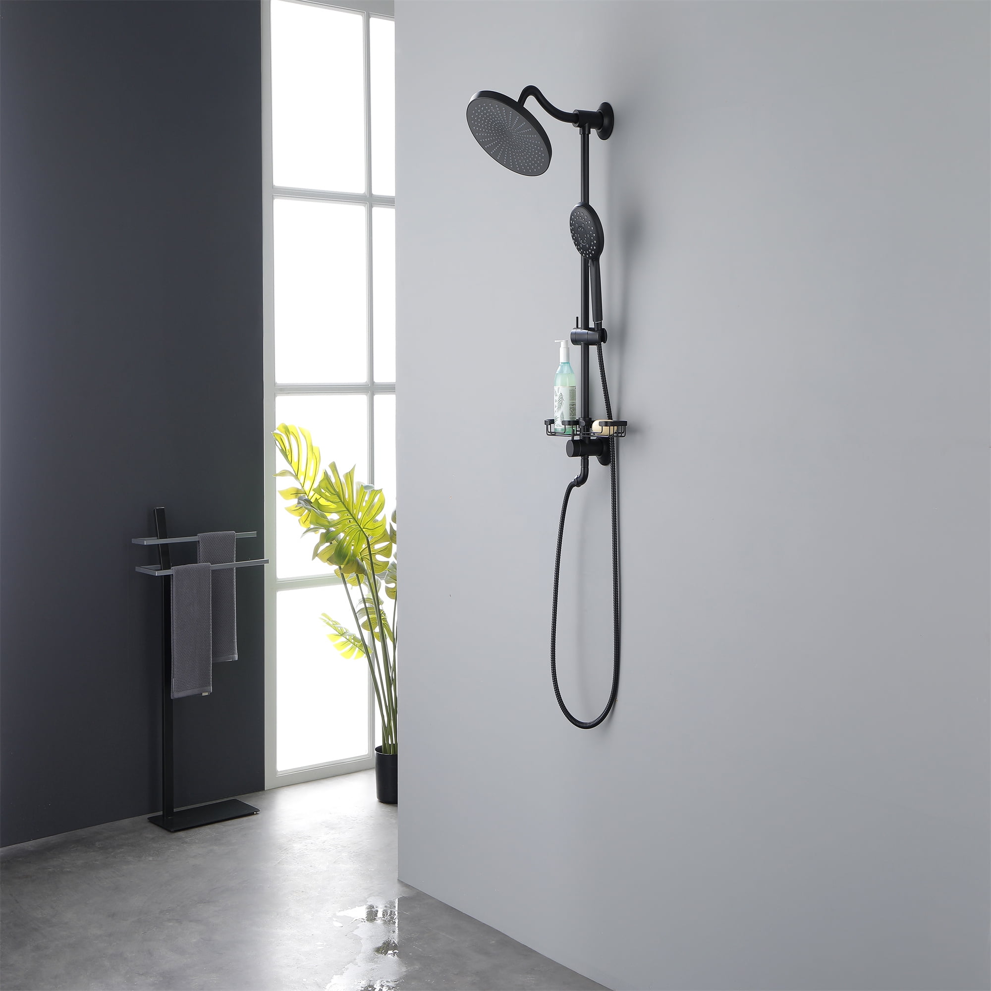 Cfowner Shower System with 10" Rain Showerhead, Shower Faucet Set with ...