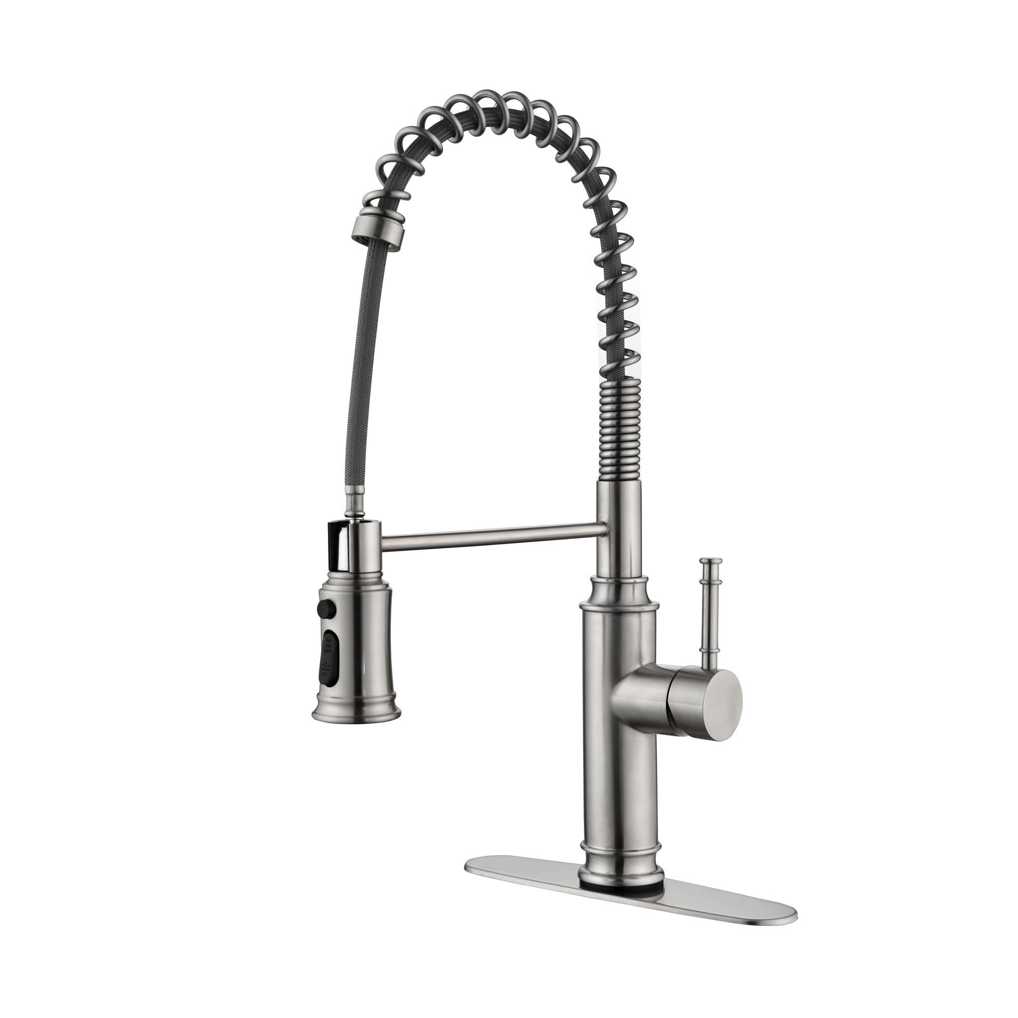 Cfowner Single Handle High Kitchen Faucet, Stainless Steel Sink Faucets ...