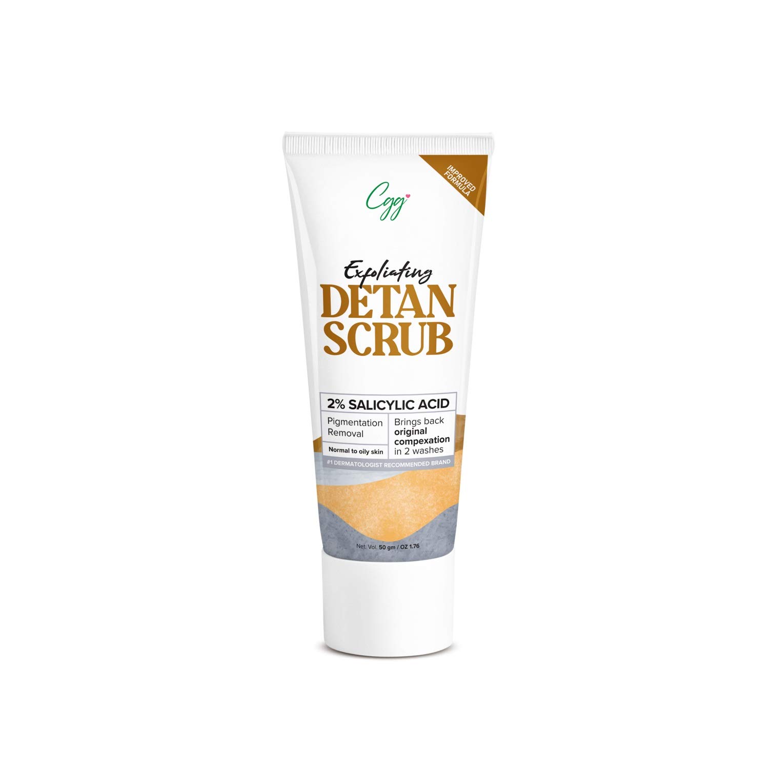 Cgg Cosmetics Detan Scrub, Pigmentation Removal With 2% Salicylic Acid ...