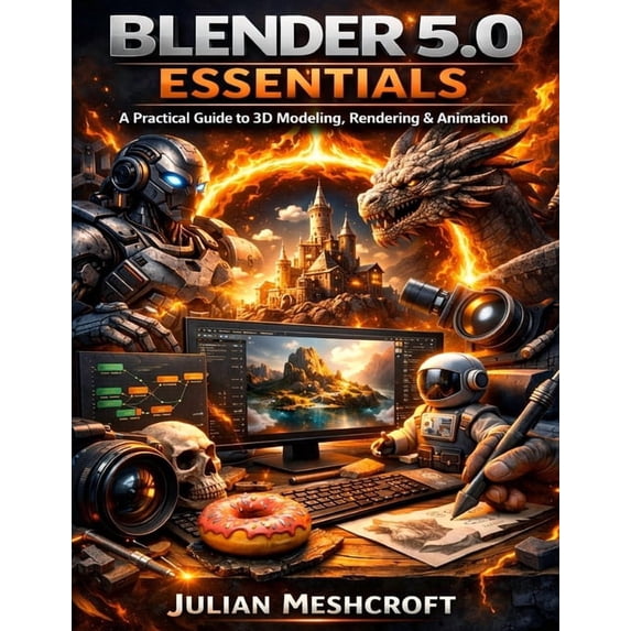 Cgxpert Blender 5.0 Essentials: A Practical Guide to 3D Modeling ...