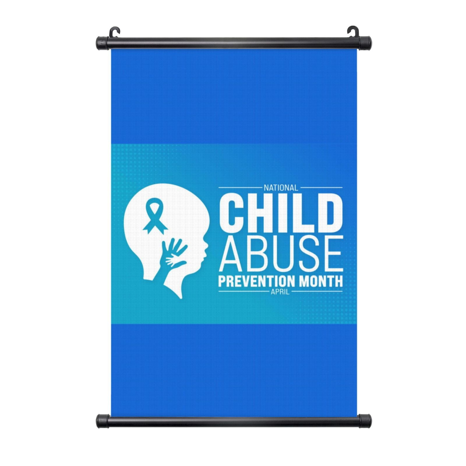Ch-ild Abuse Prevention Awareness Month Blue Ribbon Poster Wall Art ...