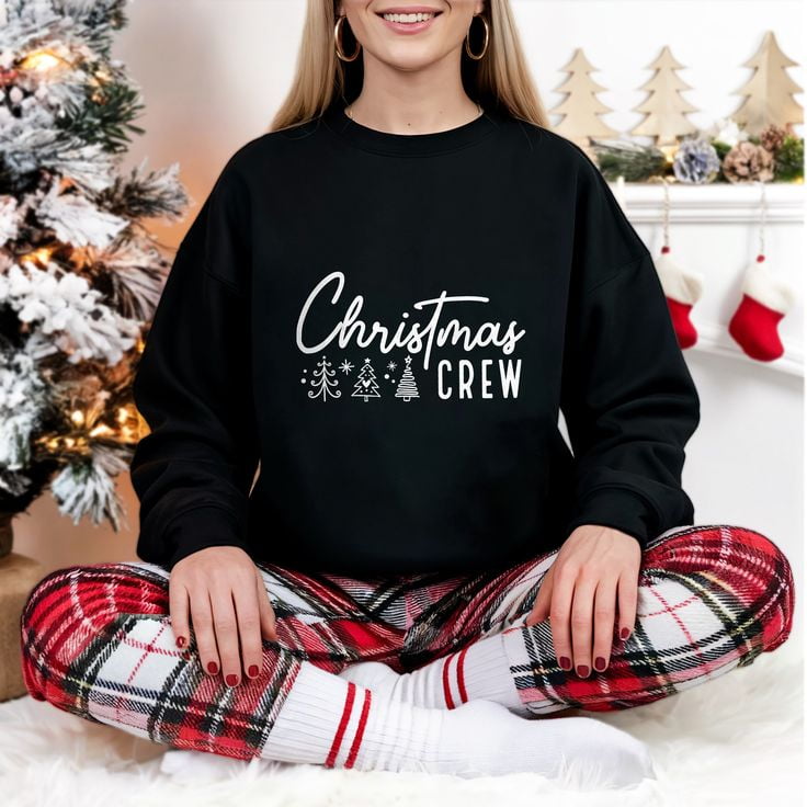 Ch.rist.mas Crew Sweatshirt Sizes S-5XL Goodtee - Walmart.com