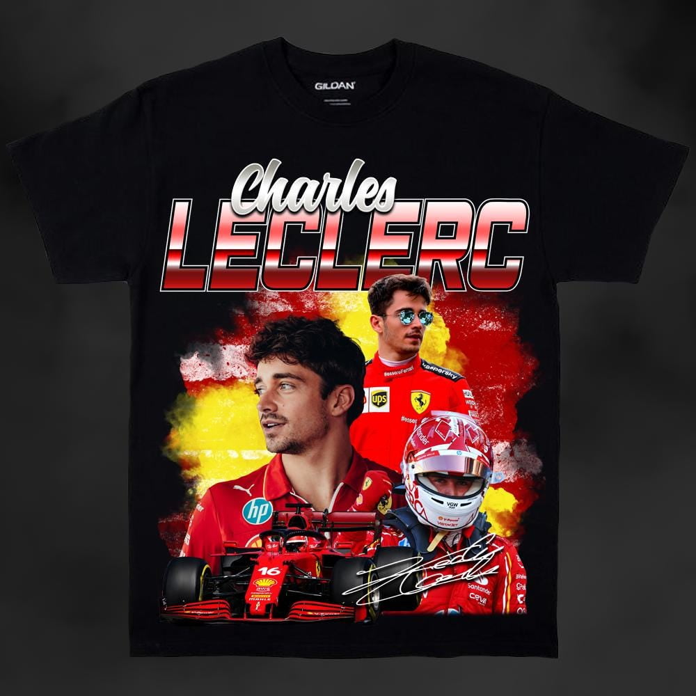 Ch@rles Leclerc T-shirt | T Shirt Design - Walmart.com